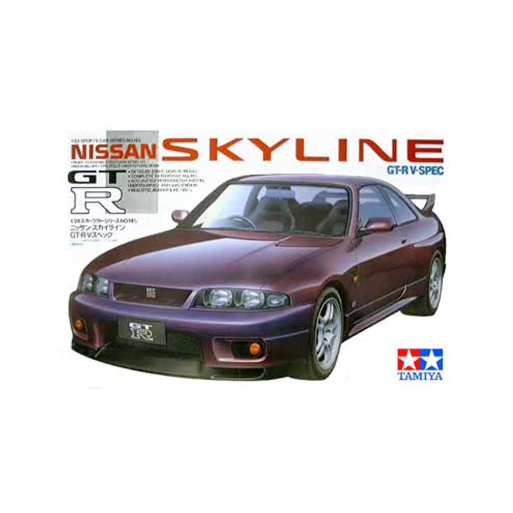 Tamiya 1/24 Nissan Skyline GT-R V Spec Scale Kit – Sundon Model Shop